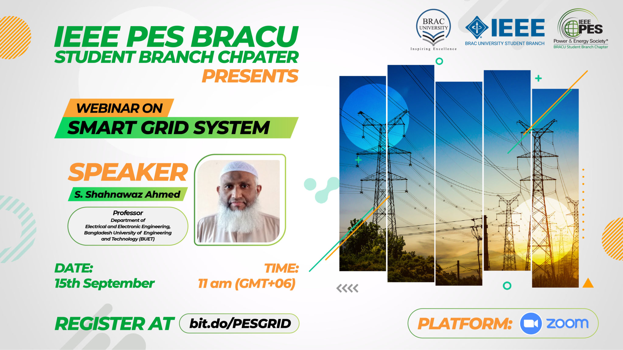 WEBINAR: SMART GRID SYSTEM – IEEE BRACU SB